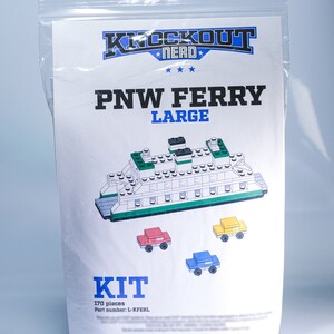 PNW Ferry Brick Kit - Bricks and Full Color Instructions / Build It ...