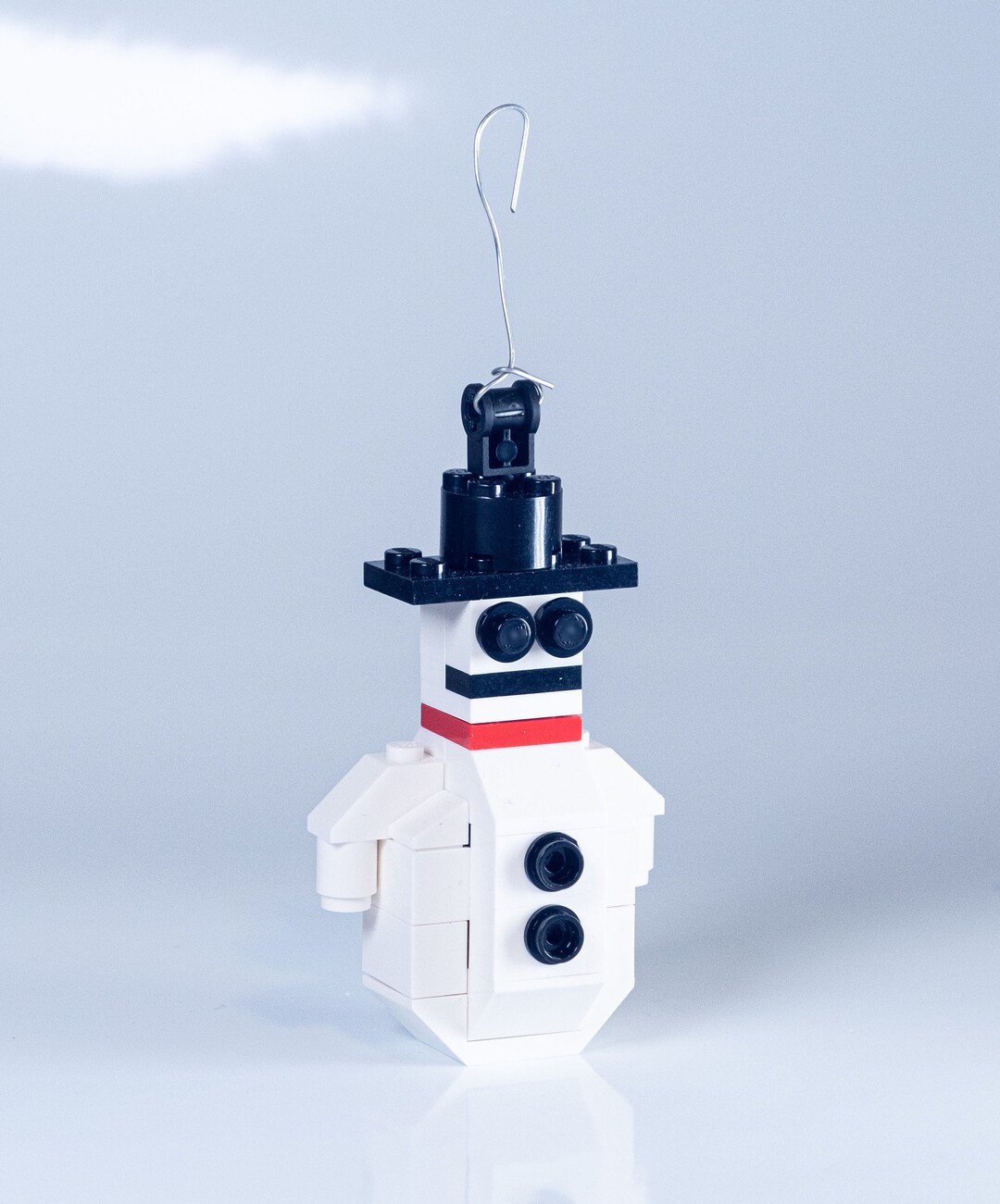 Snowman Christmas Ornament Brick Kit Bricks and Full Color Instructions ...