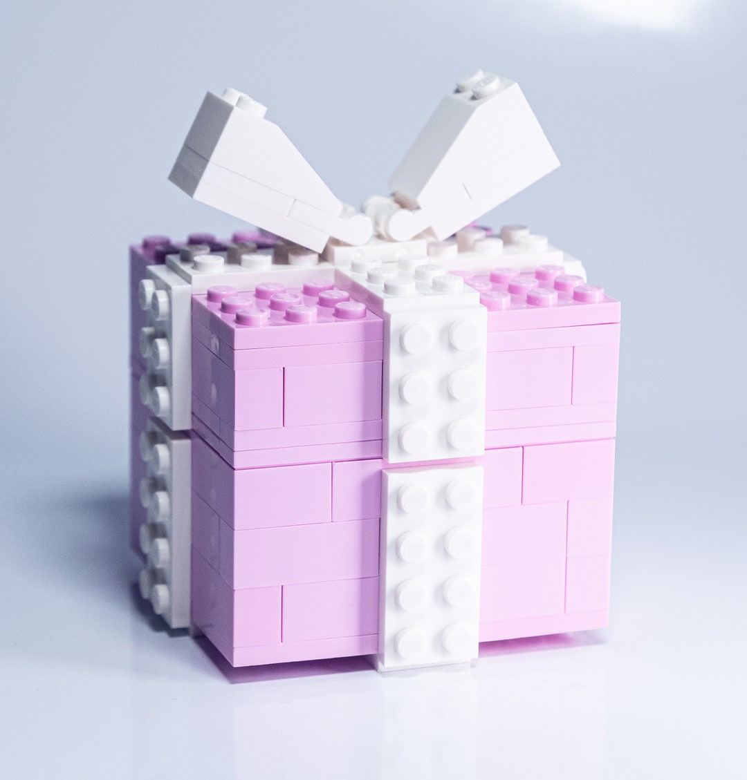 Pink Gift Box (it Opens!) Brick Kit - Bricks and Full Color ...