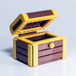 Treasure Chest (it Opens!) Brick Kit - Bricks and Full Color ...