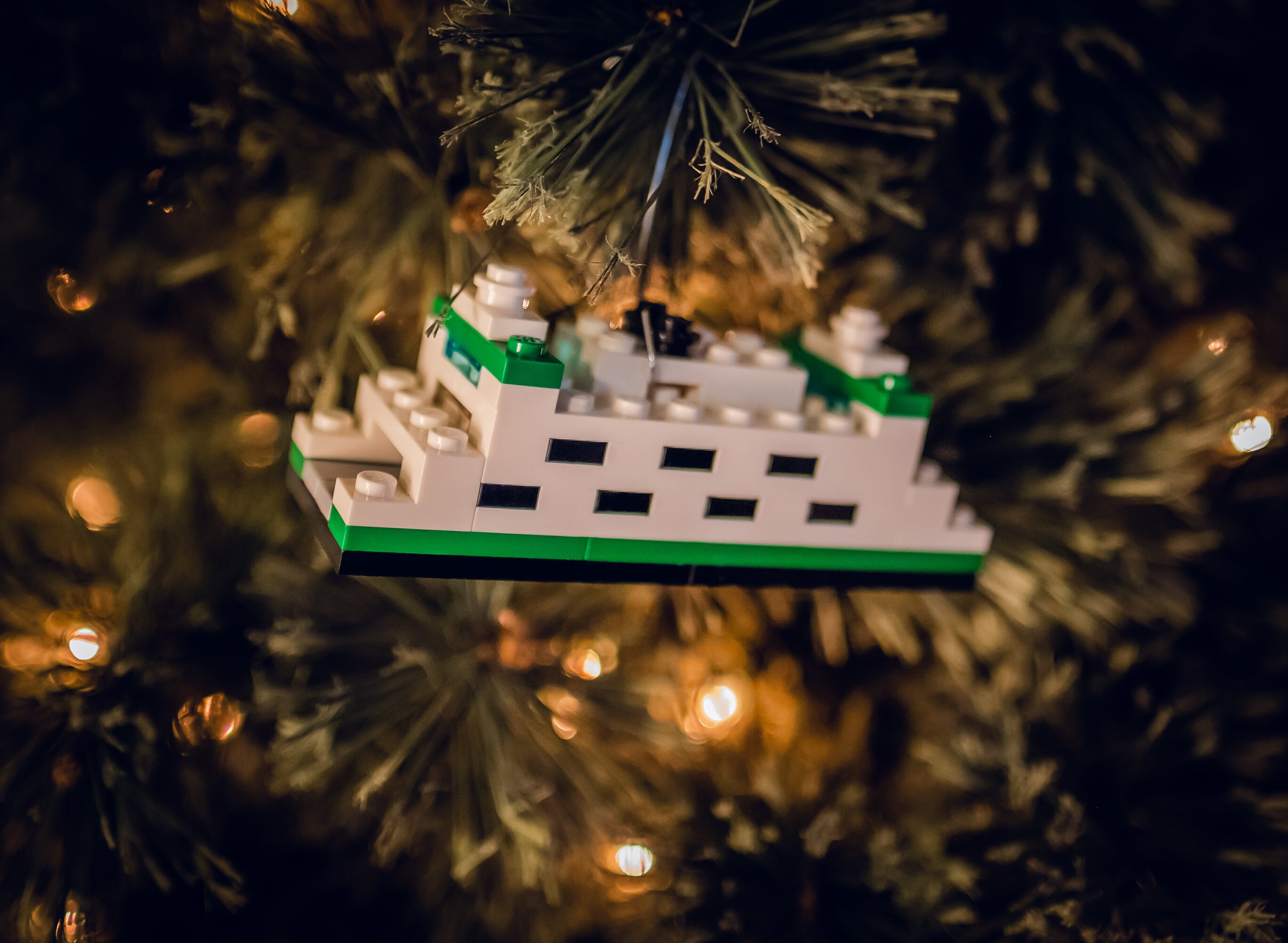 Ferry Christmas Ornament Brick Kit - Bricks and Full Color Instructions ...