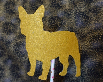 Bulldog cake topper | Etsy