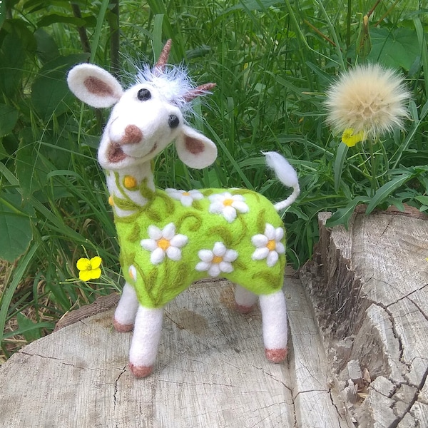 Stuffed Goat - Etsy