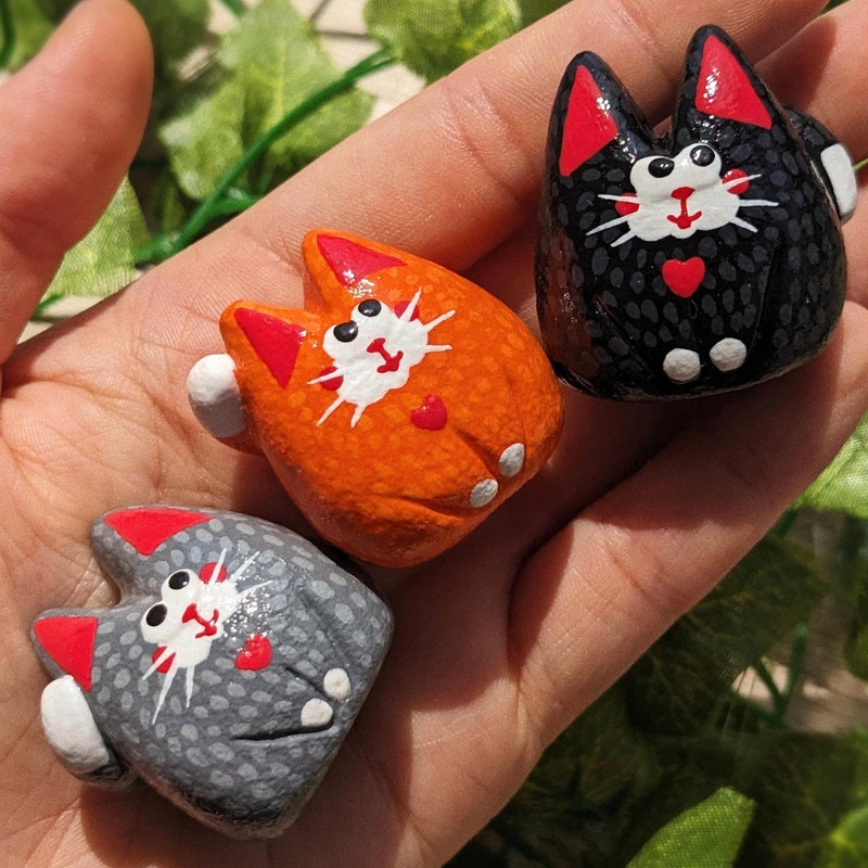 Clay Cat - Etsy
