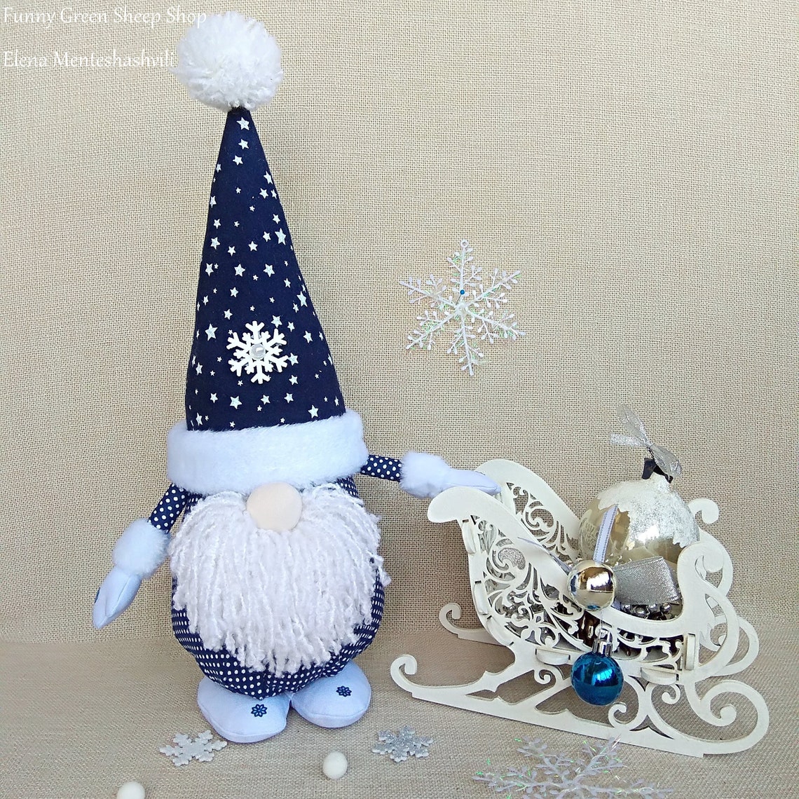 Handmade Christmas Winter Gnome, Gift for Kids - Etsy