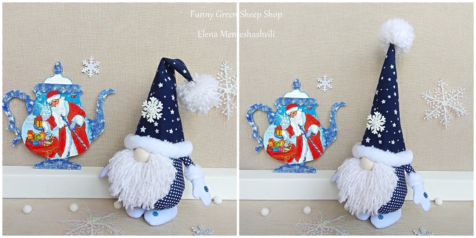 Handmade Christmas Winter Gnome, Gift for Kids - Etsy