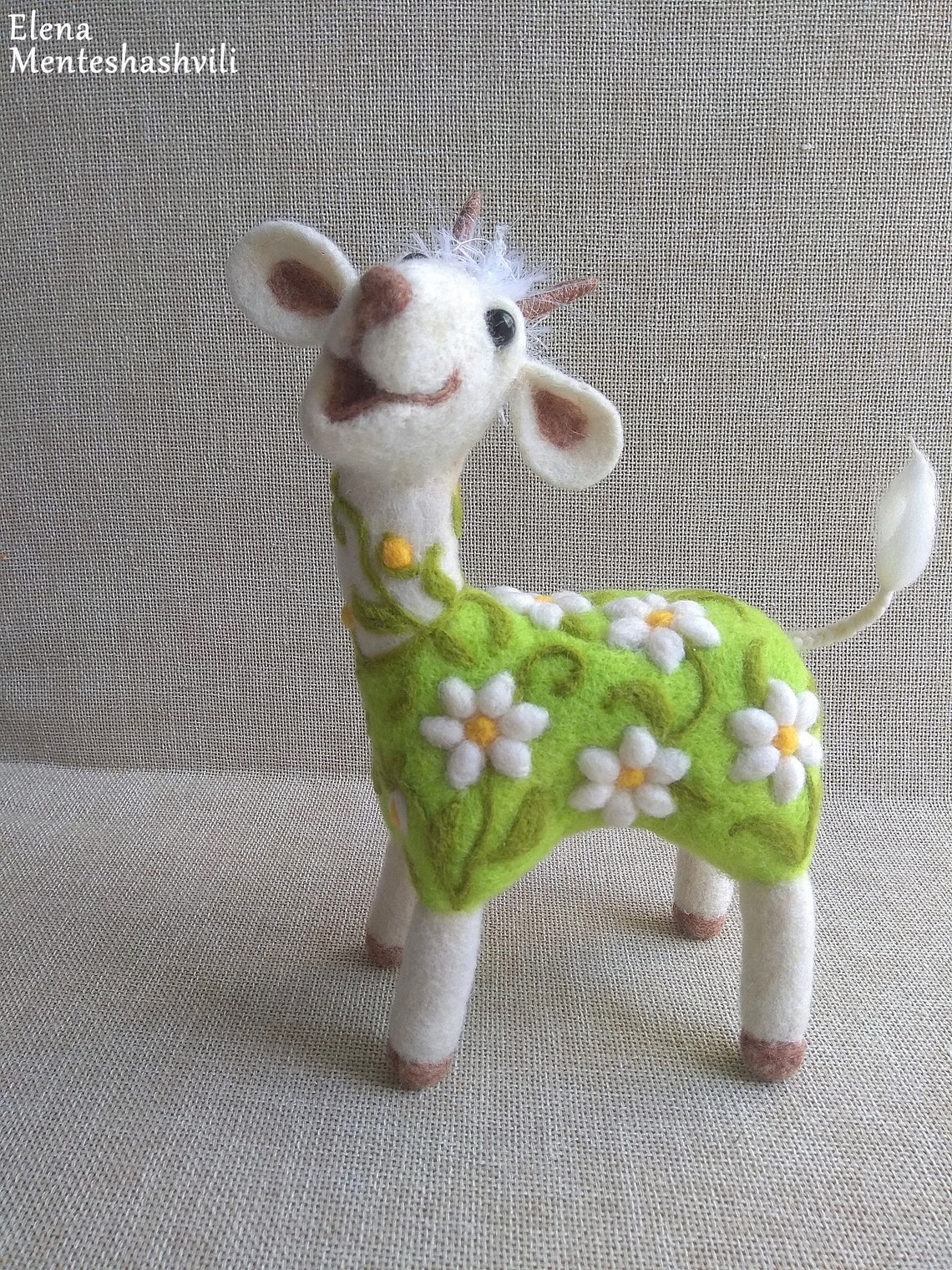 Collectible Felted Funny Goat Goat Lovers - Etsy
