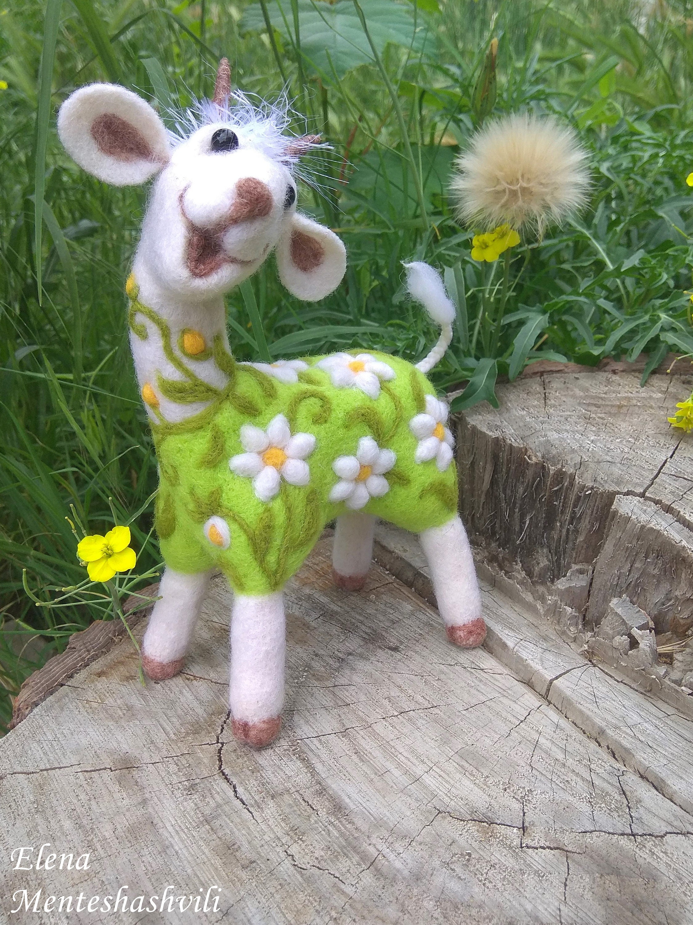 Collectible Felted Funny Goat Goat Lovers - Etsy