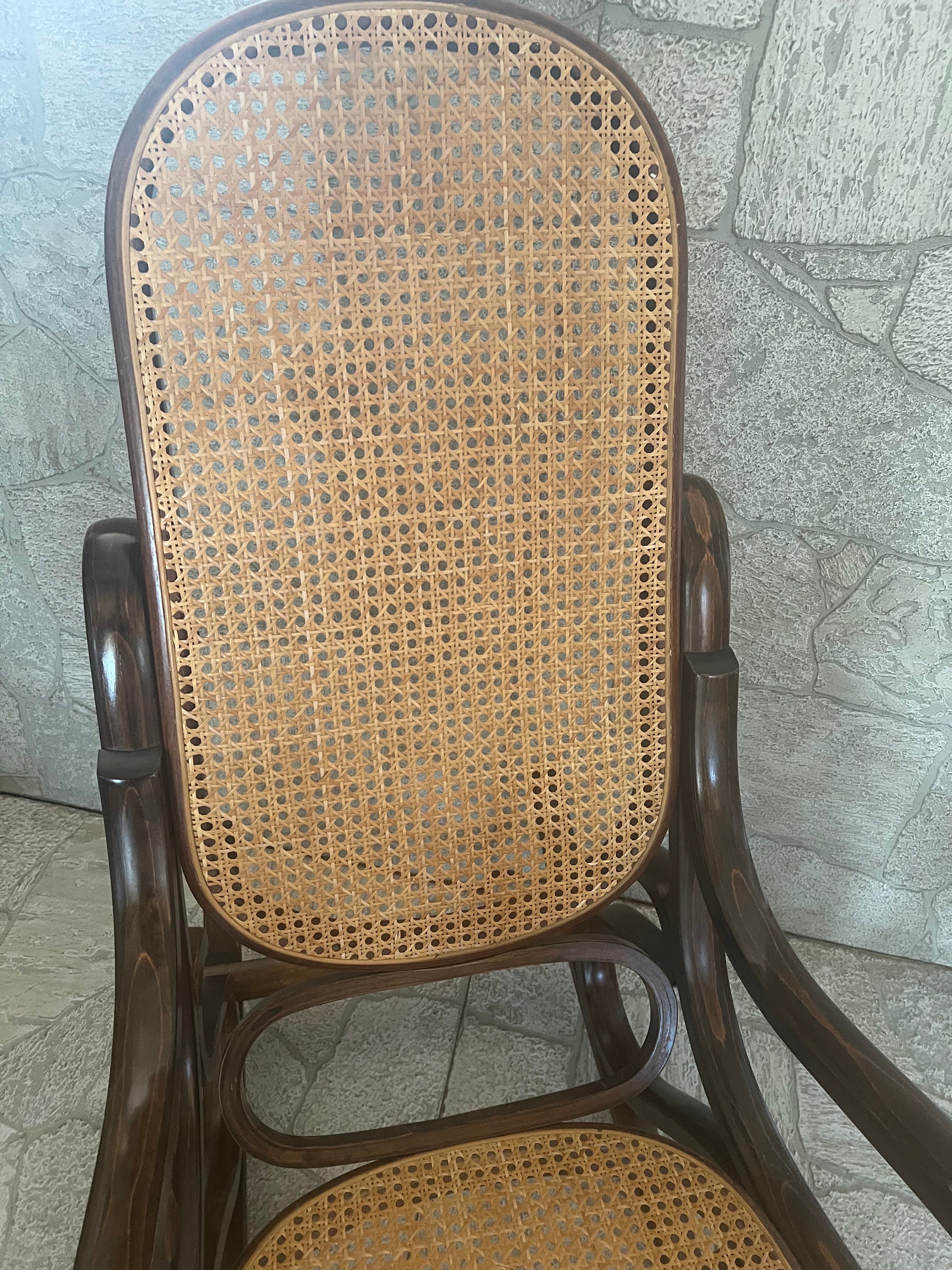 Vintage Bentwood Rocker/ Classic Thonet Style Bentwood Rocker ...