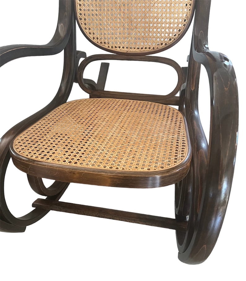 Vintage Bentwood Rocker/ Classic Thonet Style Bentwood Rocker ...