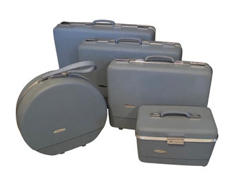 Vintage Luggage Set - Etsy