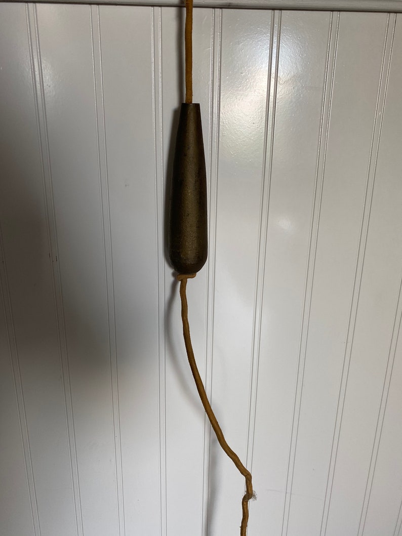 MCM Counterweight Hanging Lamp Mid Century Modern Drum Light - Etsy