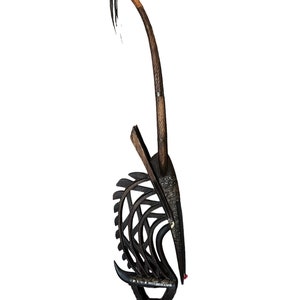 African Chiwara / Bambara Figure Headdress / Tribal Sculpture - Etsy