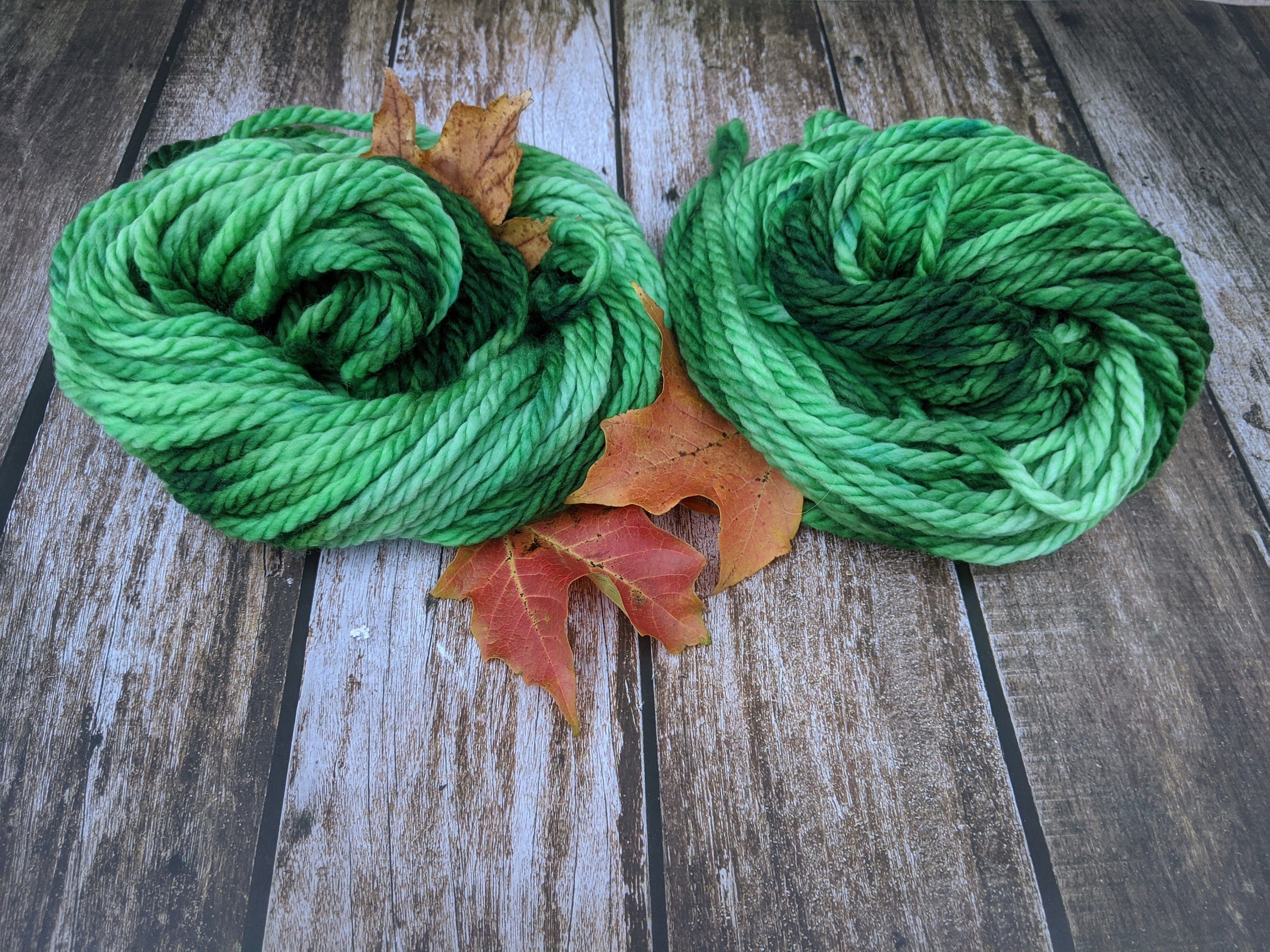 Gooey Mess hand dyed yarn bulky yarn andean highland wool | Etsy