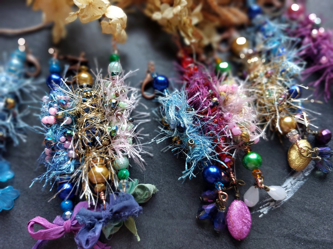 Boho Beads ,boho Journal Charms, Set of 3. - Etsy