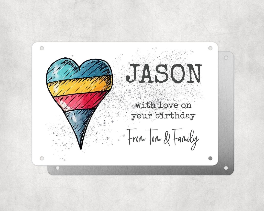 Personalised Graveside Plaque, Aluminium Bereavement Sheet, Metal Sign ...
