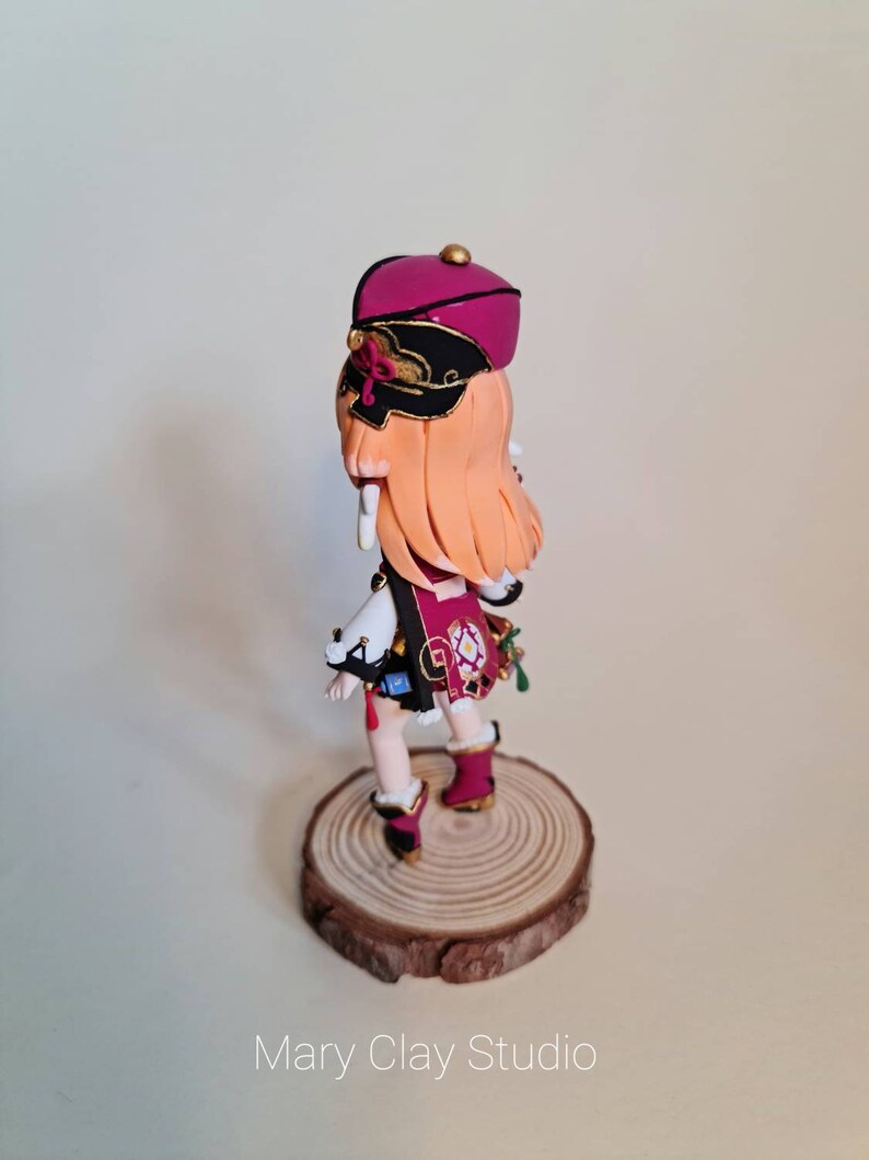 Yanfei Genshin Impact Chibi Figure Handmade Doll Anime - Etsy España