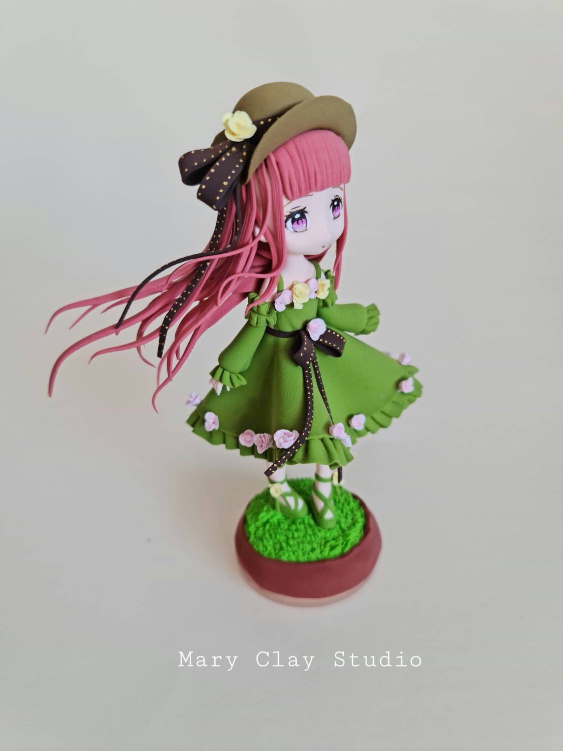 Chibi, anime, doll, clay, air dry clay, cute, adorable - Etsy España