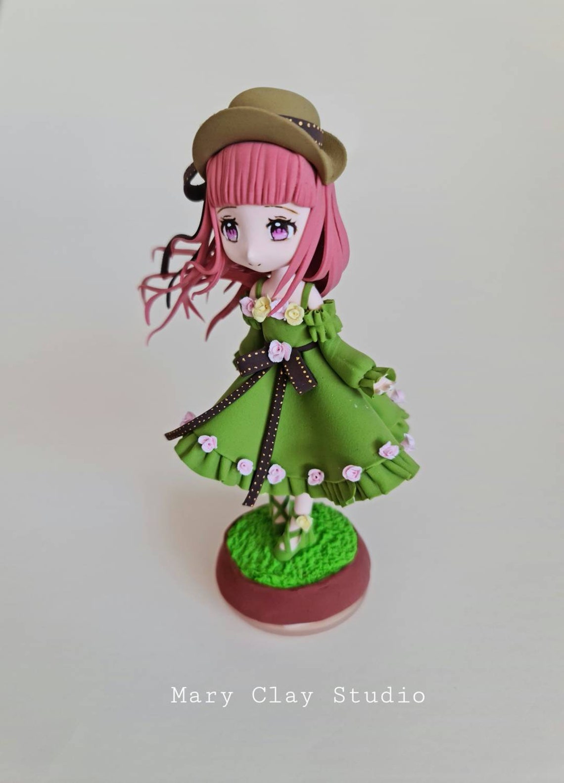 Chibi, anime, doll, clay, air dry clay, cute, adorable - Etsy España