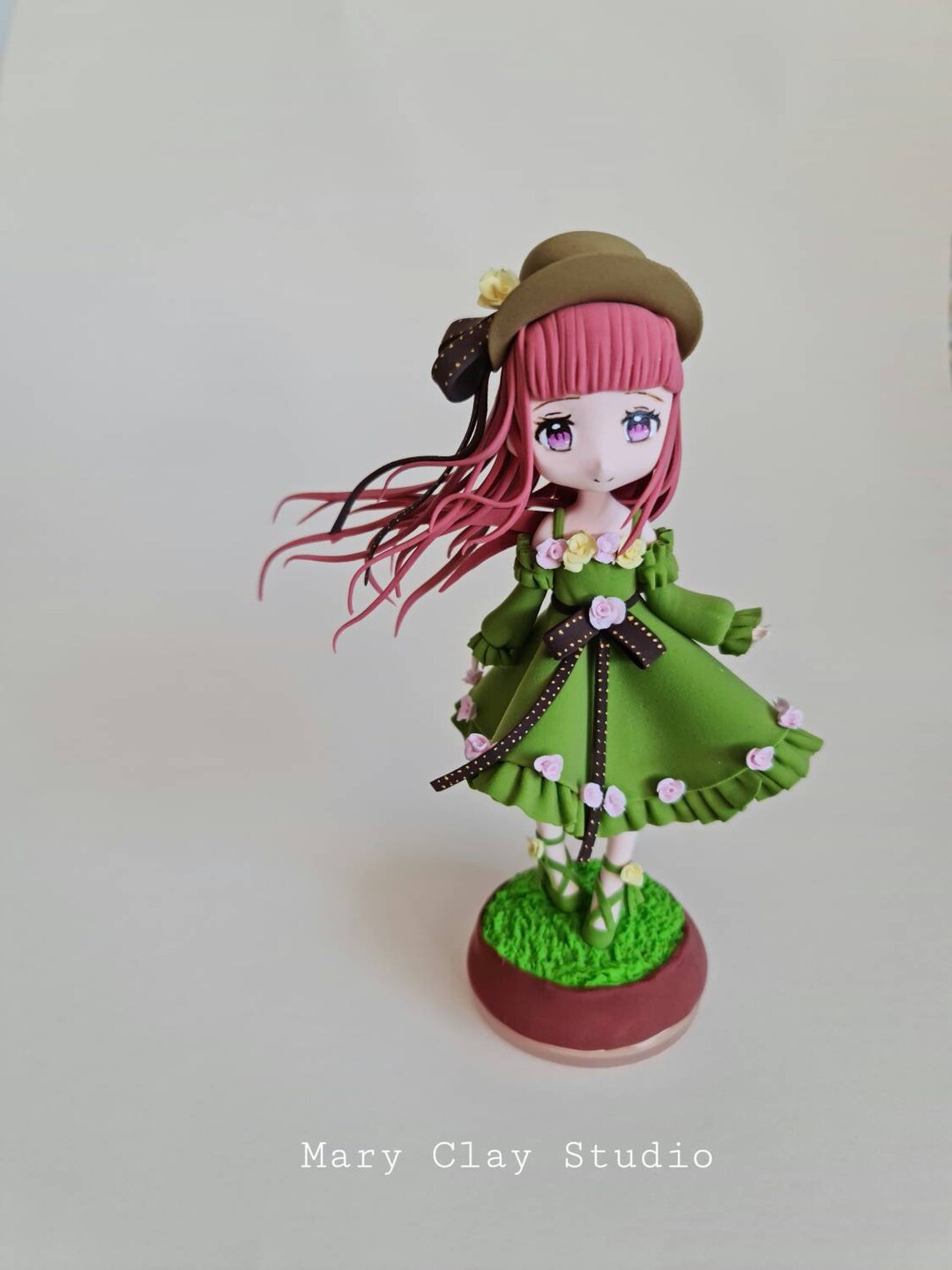 Chibi, anime, doll, clay, air dry clay, cute, adorable - Etsy España