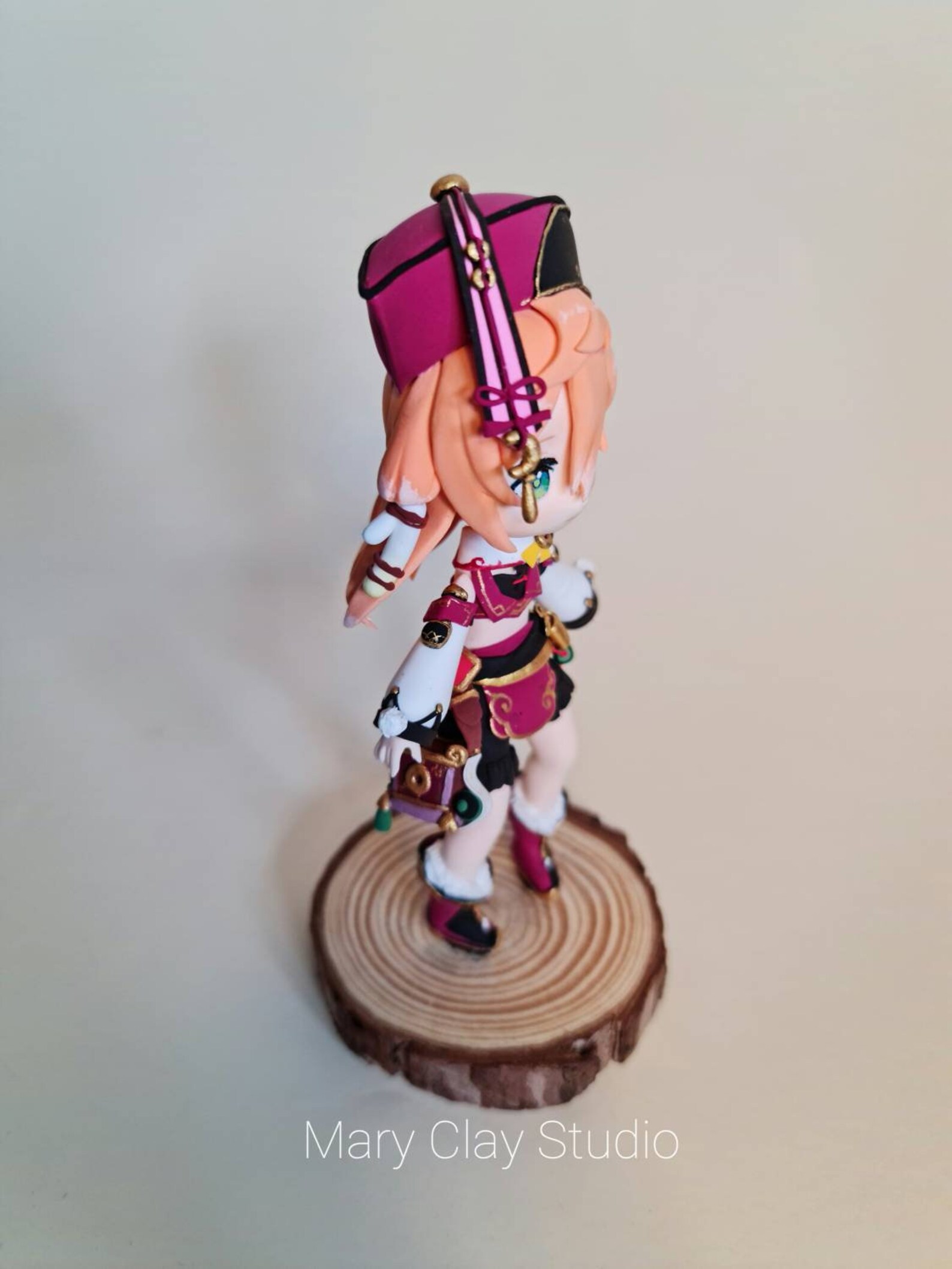 Yanfei Genshin Impact Chibi Figure Handmade Doll Anime - Etsy España