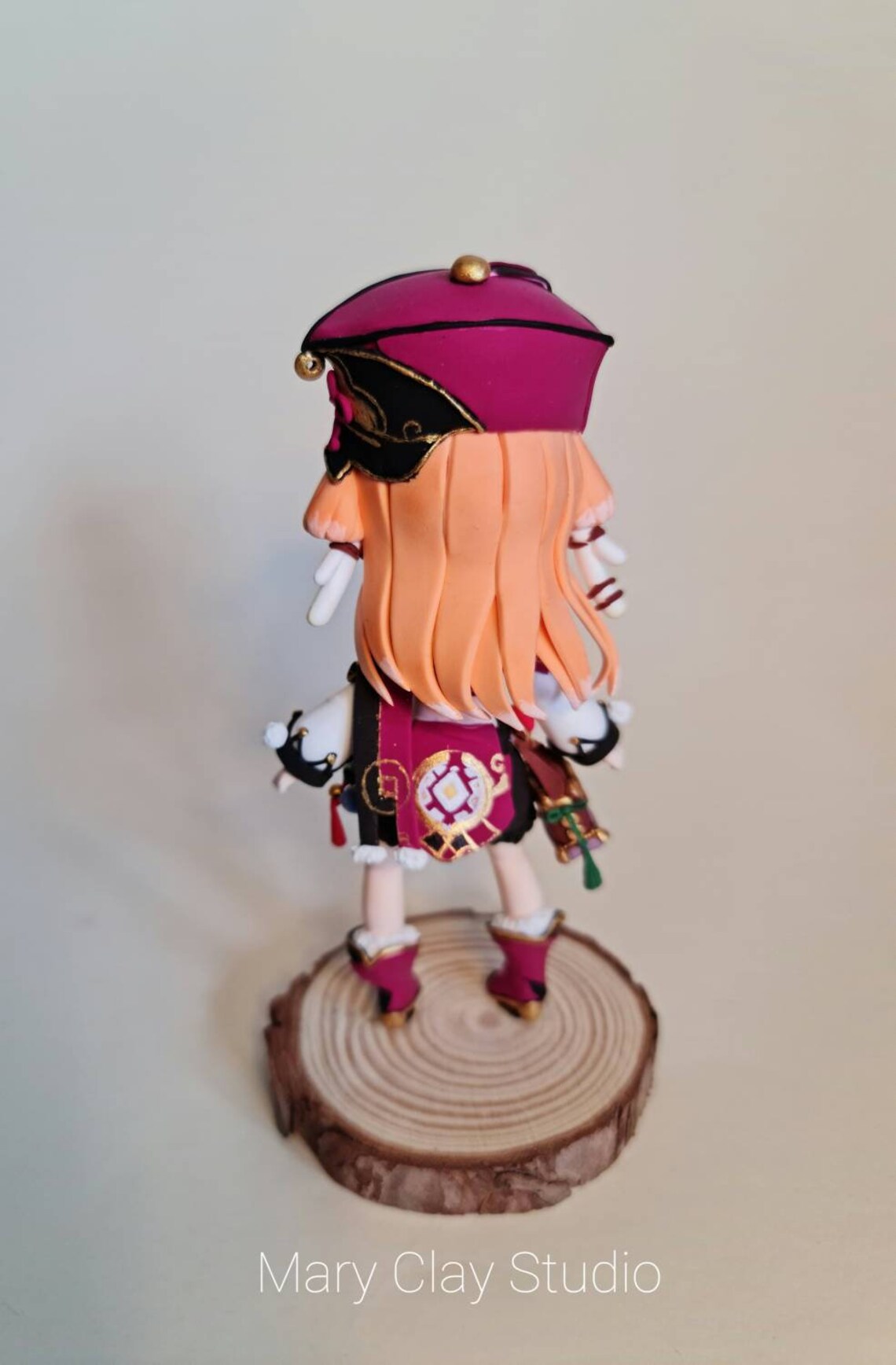 Yanfei Genshin Impact Chibi Figure Handmade Doll Anime - Etsy España