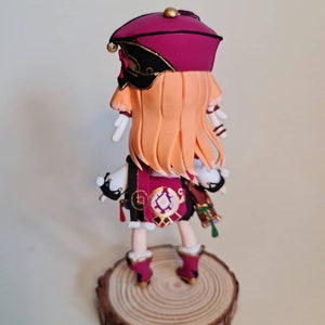 Yanfei Genshin Impact Chibi Figure Handmade Doll Anime - Etsy España