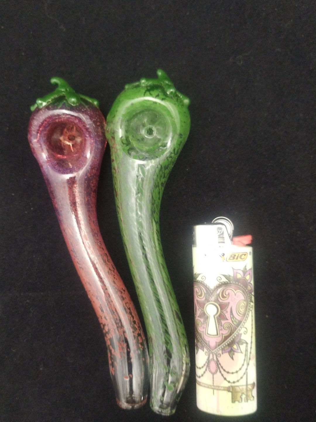 Chili Pepper Style Glass Tobacco Pipe - Etsy