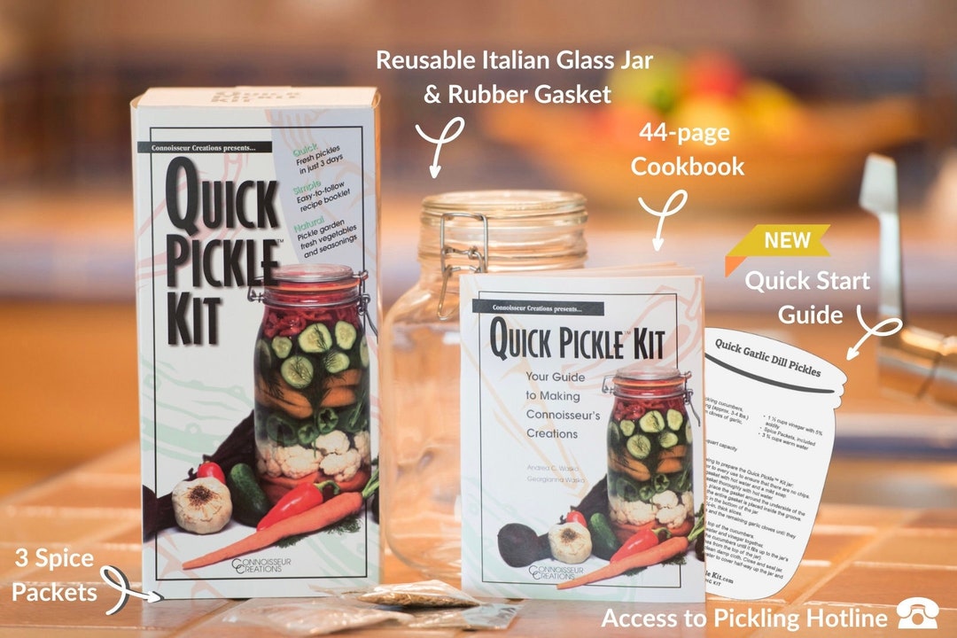 Quick Pickle Kit - Great Tasting Healthy Pickles in Just a Few Days! - Etsy