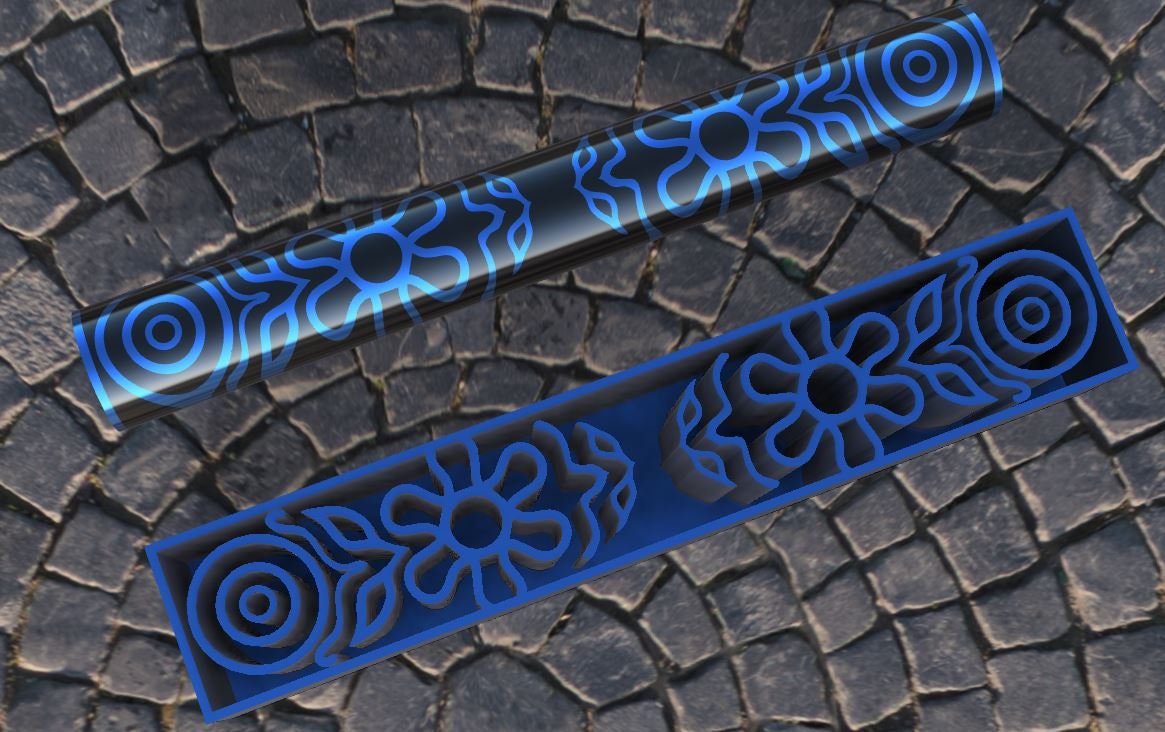 Flower Power Digital Download 3D Printable Pen Blank - Etsy