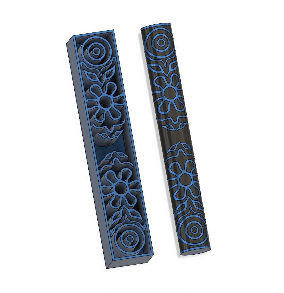 Flower Power Digital Download 3D Printable Pen Blank - Etsy