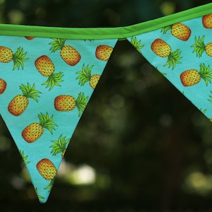 PINEAPPLE TROPICAL BUNTING Pennant Banner Dorm Room Party - Etsy