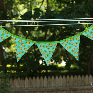 PINEAPPLE TROPICAL BUNTING Pennant Banner Dorm Room Party - Etsy
