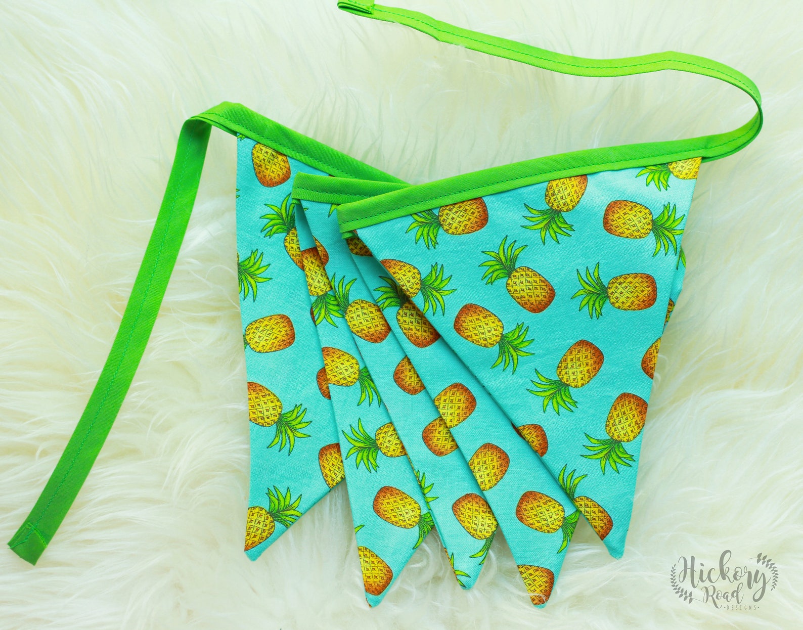 PINEAPPLE TROPICAL BUNTING Pennant Banner Dorm Room Party - Etsy