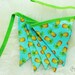 PINEAPPLE TROPICAL BUNTING Pennant Banner Dorm Room Party - Etsy