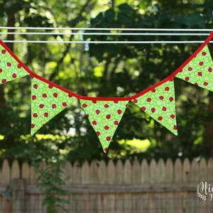 LADYBUG, NURSERY, BUNTING, Pennant Banner, Baby Gift, Babys Room, Girls ...