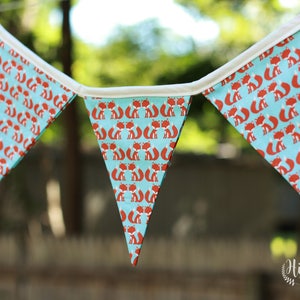 FOX, FOXES, BUNTING, Pennant Banner, Fox Theme, Fox Nursery, Woodland ...