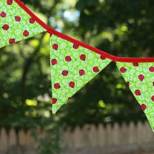 LADYBUG, NURSERY, BUNTING, Pennant Banner, Baby Gift, Babys Room, Girls ...
