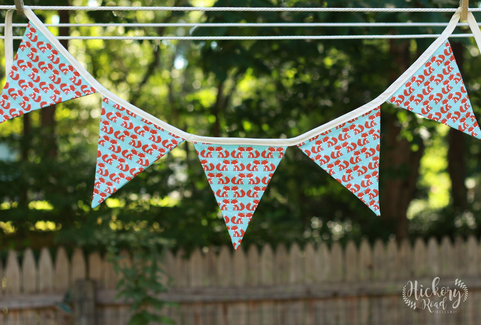 FOX FOXES BUNTING Pennant Banner Fox Theme Fox Nursery | Etsy
