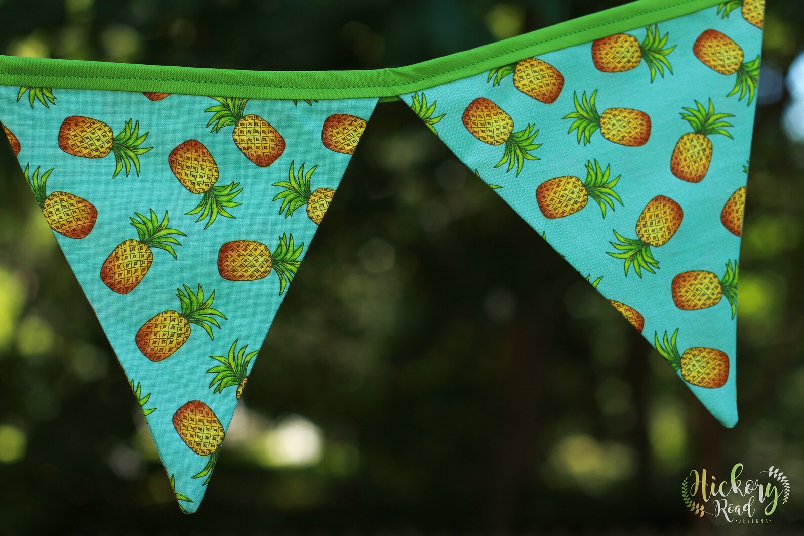 PINEAPPLE TROPICAL BUNTING Pennant Banner Dorm Room Party - Etsy