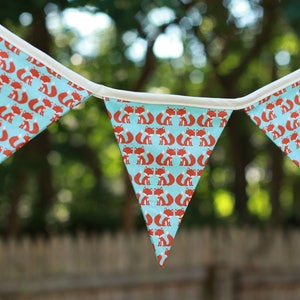 FOX, FOXES, BUNTING, Pennant Banner, Fox Theme, Fox Nursery, Woodland ...