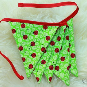 LADYBUG, NURSERY, BUNTING, Pennant Banner, Baby Gift, Babys Room, Girls ...