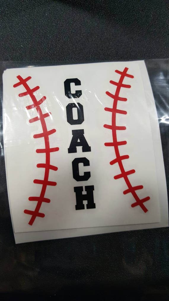 Baseball Coach Decal Coach Decal Softball Coach Decal Coach | Etsy