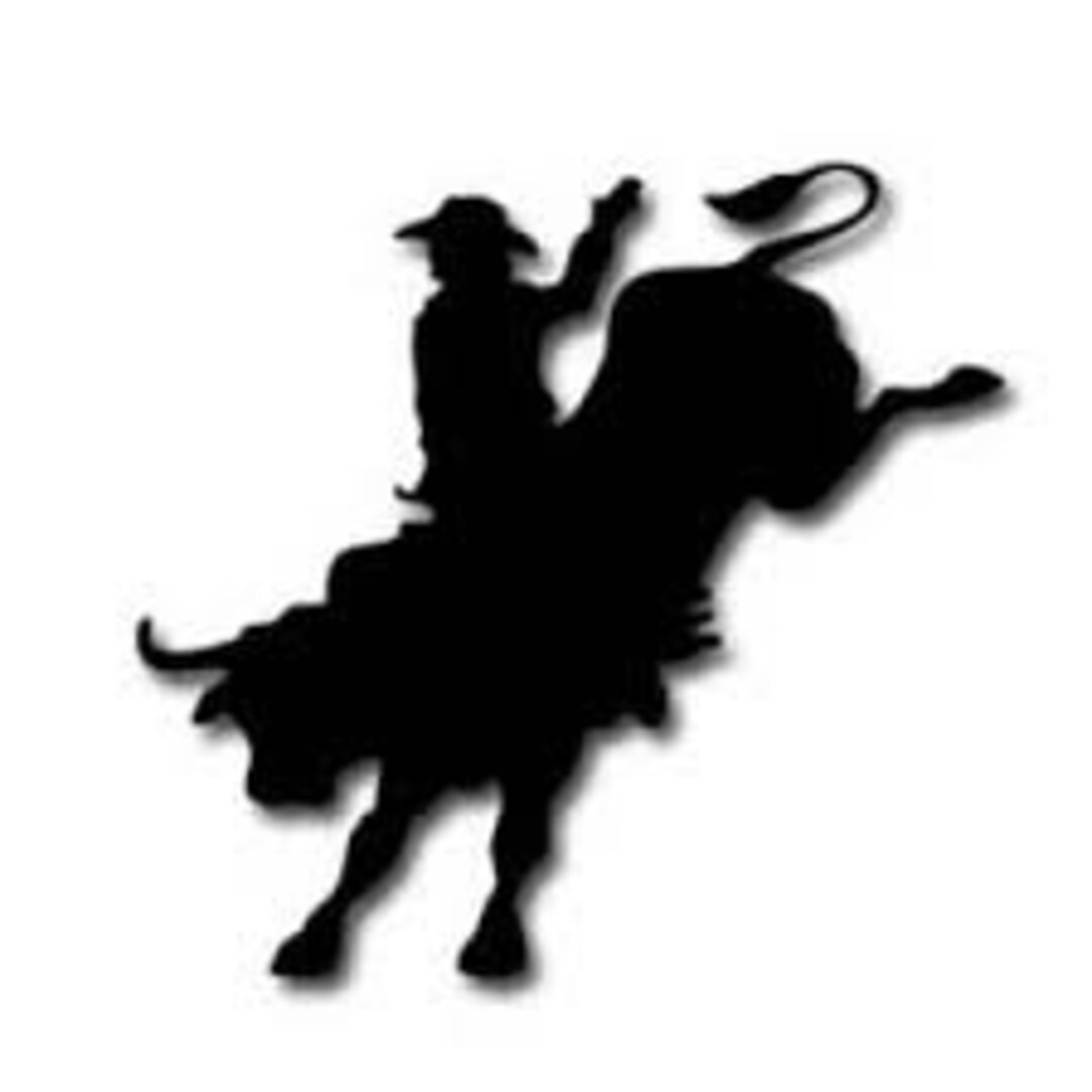 Rodeo Vinyl Decal Bull Riding Car Decals Bull Riding Yeti - Etsy