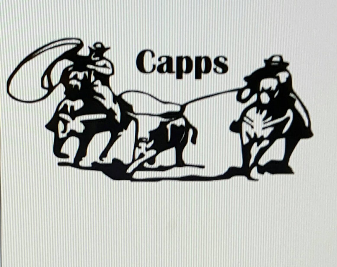 Rodeo Team Roping Decal Team Roping Car Decals Team Roping - Etsy