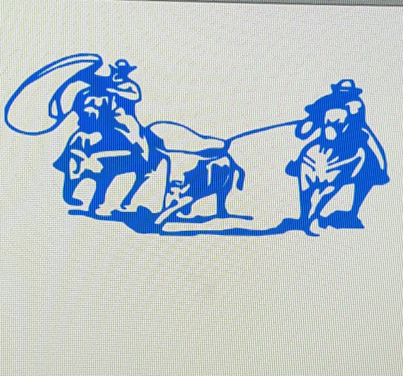 Rodeo Team Roping Decal Team Roping Car Decals Team Roping - Etsy