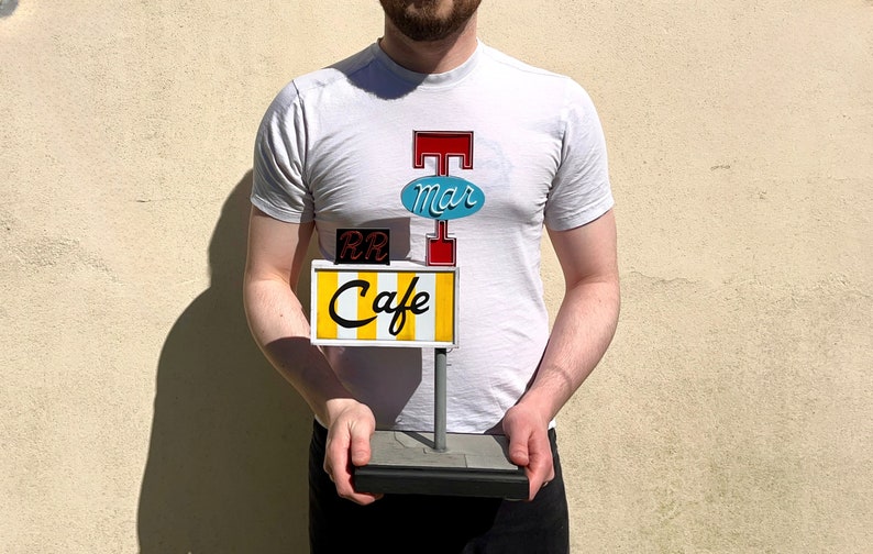 Twin Peaks Double R Diner Sign 1:32 Scale - Etsy