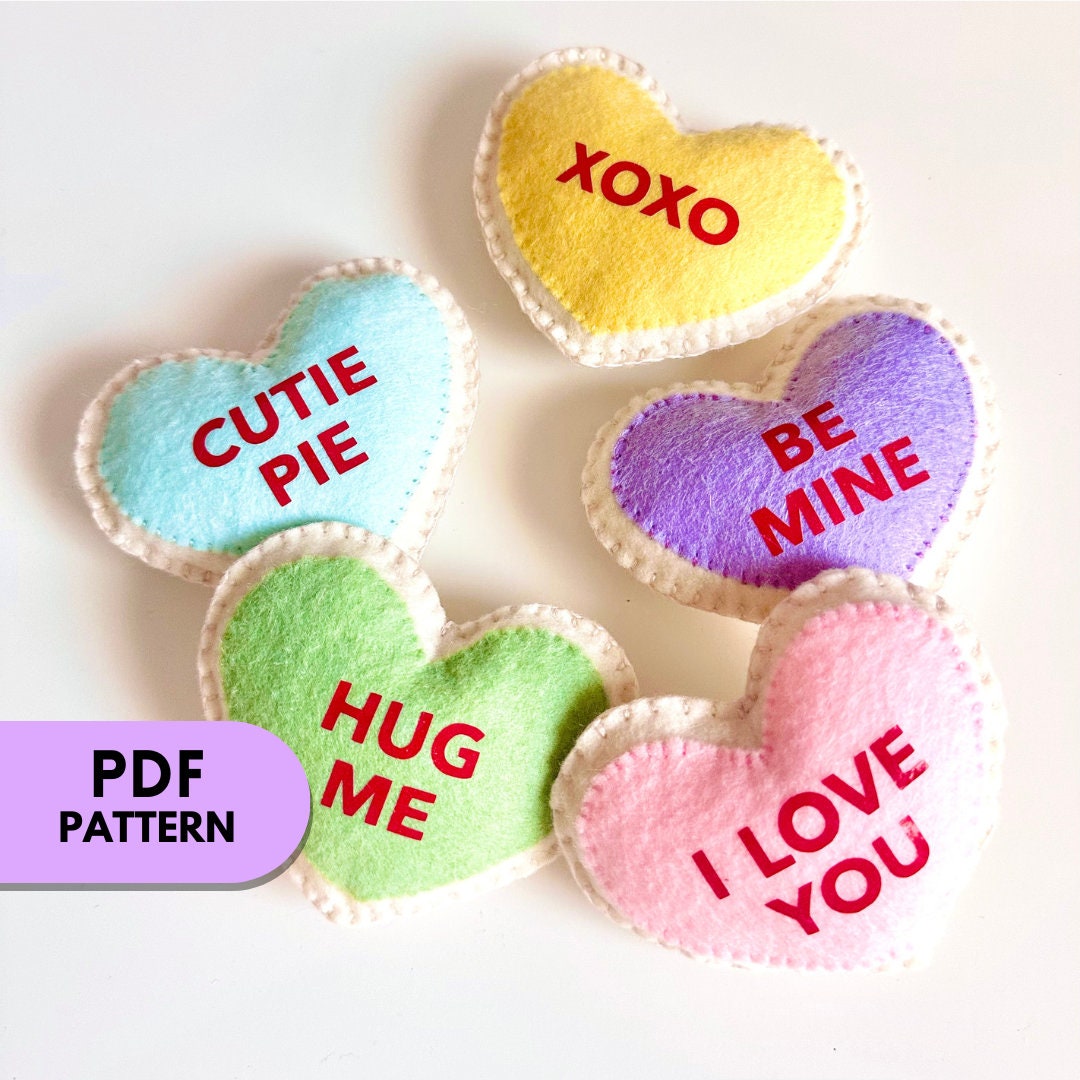 PDF Pattern for Heart-shaped Sugar Cookies - Etsy