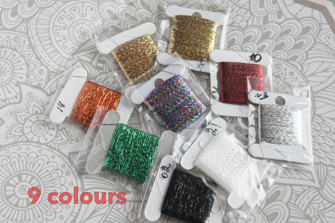 Flat Metallized Thread in Lurex for Gold Work, Embroidery Technique. - Etsy