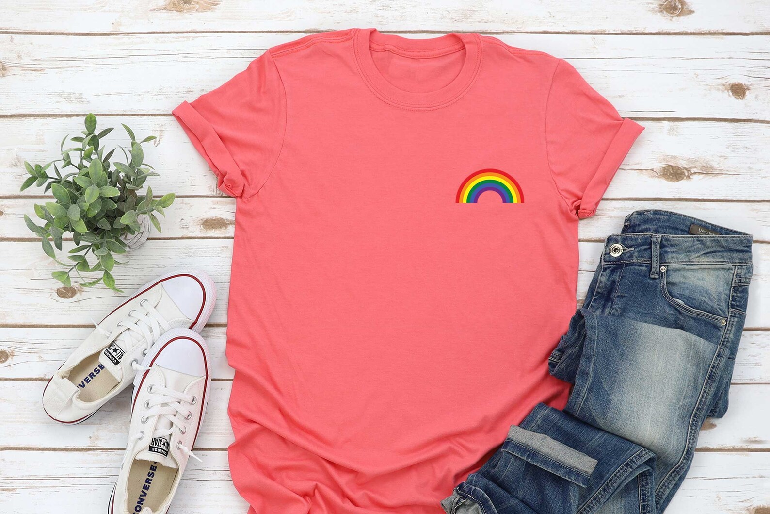 Rainbow shirt vintage rainbow t shirt vintage pride shirt | Etsy